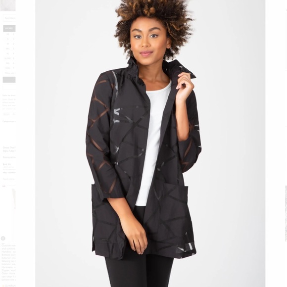 berek | Jackets & Coats | Berek Octagon Burnout Topper Black | Poshmark